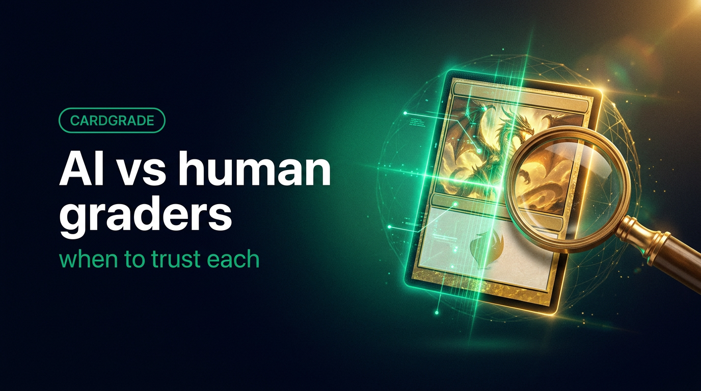 AI Card Grading vs Human Graders: When to Trust Each