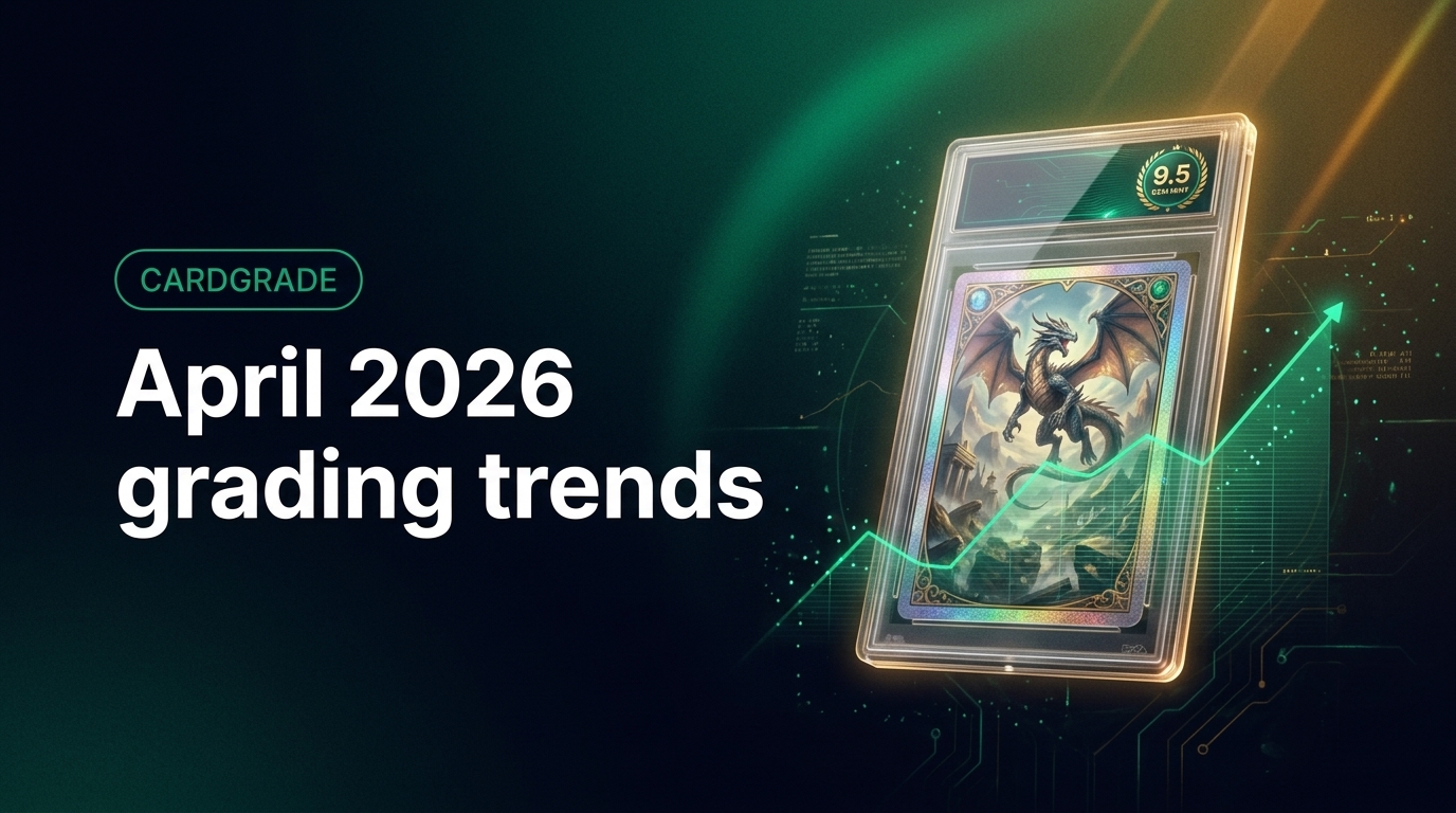 Card Grading Trends April 2026: Gem Rates, Volume & Top Cards
